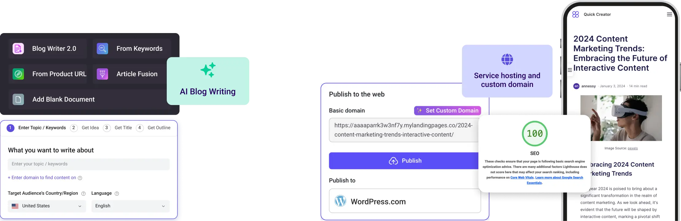 AI Content Marketing Platform | QuickCreator