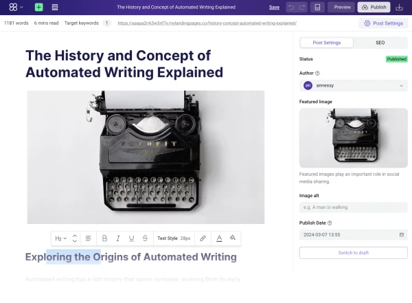 AI Content Marketing Platform | QuickCreator